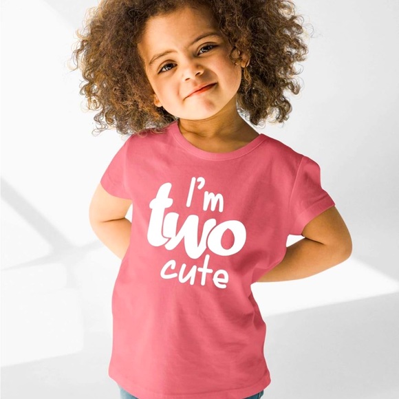 Shirts & Tops | Im Two Cute Tshirt | Poshmark